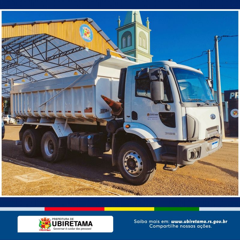 Ubiretama investe em caminhão caçamba para qualificar prestação de ... Ubiretama investe em caminhão caçamba para qualificar prestação de ...